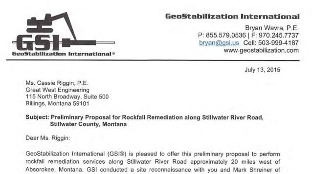 Geostabilization International | Preserve the Beartooth Front