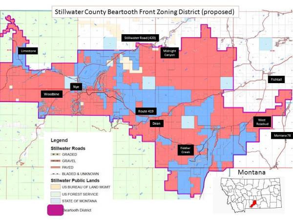 Stillwater County Beartooth Front Zoning District update | Preserve the ...